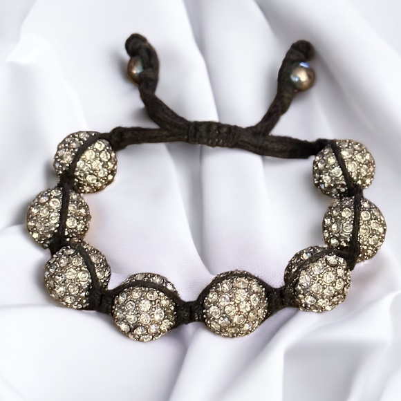 Jewelry | Paved Crystal Shamballa Bracelet | Poshmark